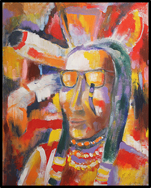 Wolf Spirit Native American Gothic